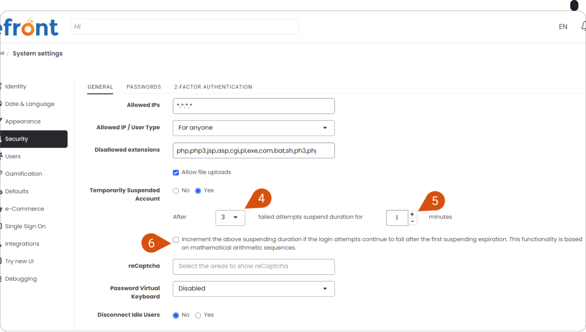 How to temporarily suspend user accounts after failed login attempts ...