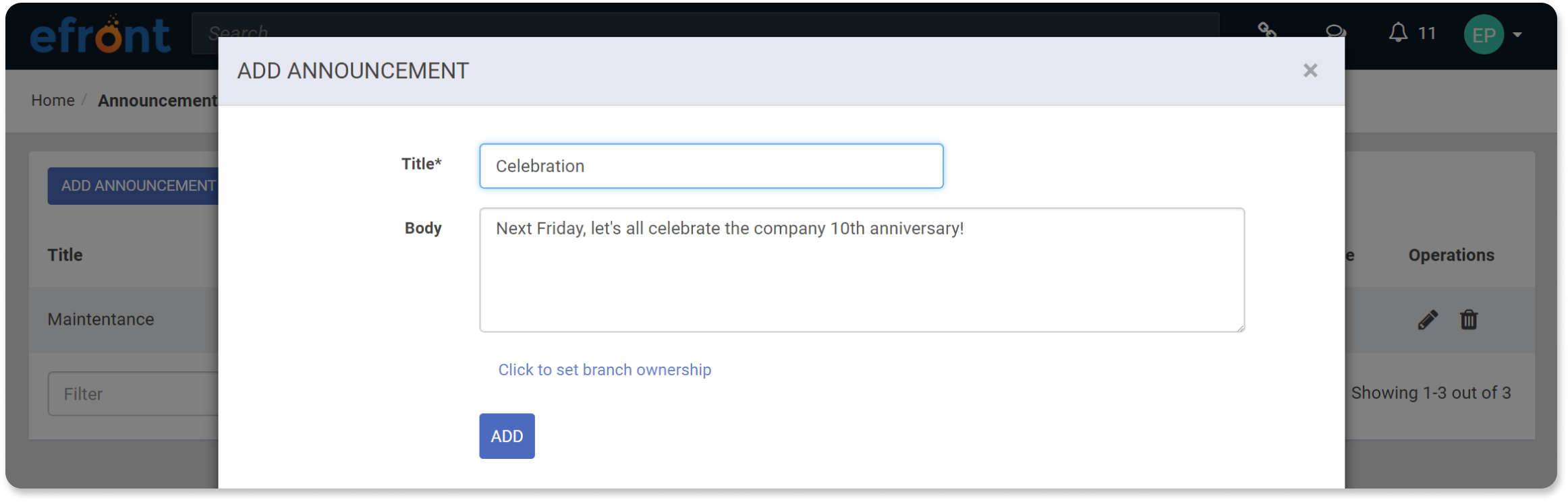How to post an Announcement – How may we help you?